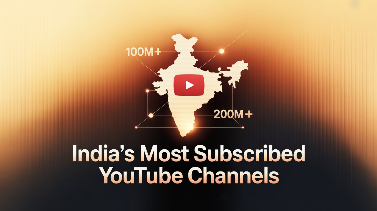 Top 50 Most Subscribed YouTube Channels in India (2025)