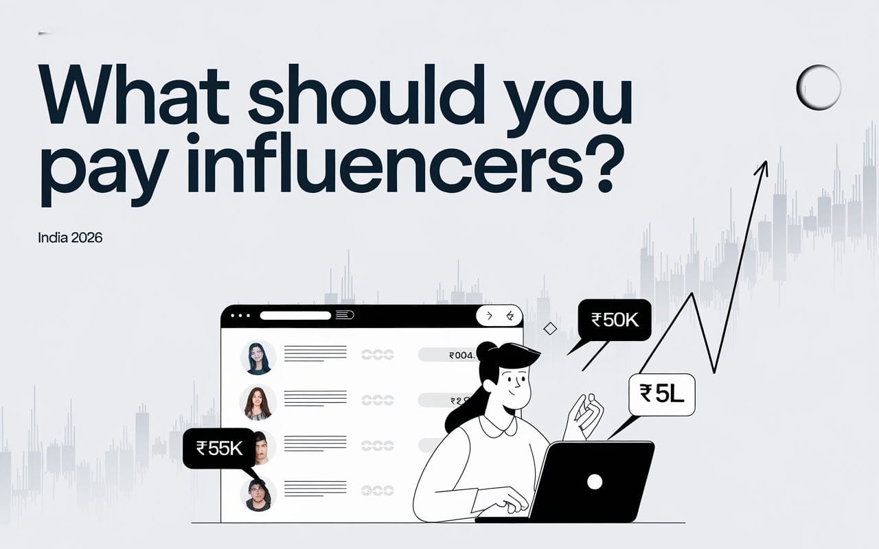 How Much Should You Pay Influencers in India In 2026
